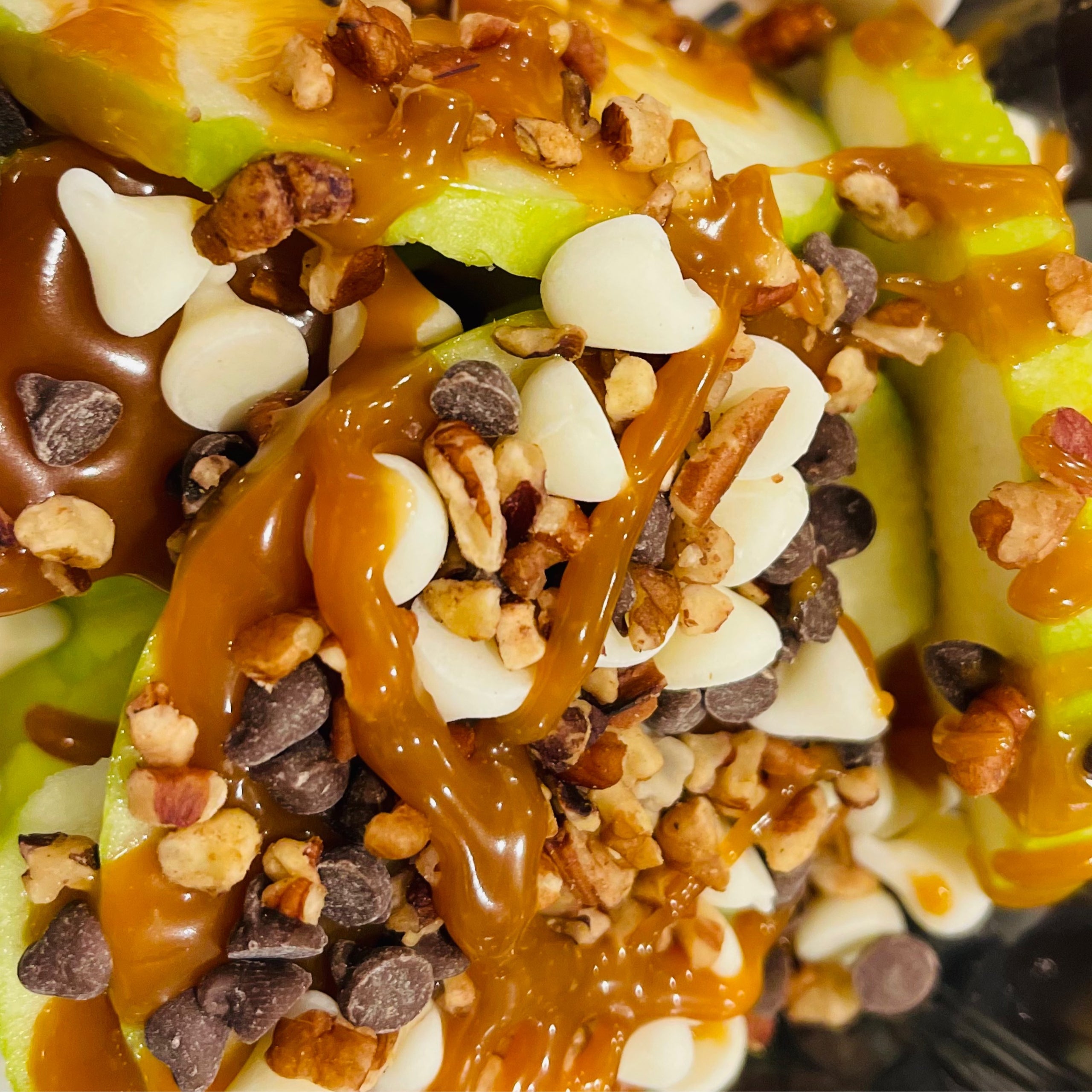 Caramel Apple Nachos | Hoover's Candy Shop